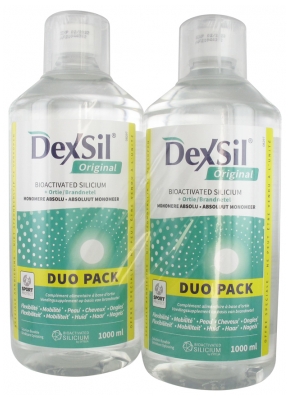 Dexsil Original Silicium Organique Solution Buvable Lot de 2 x 1 L