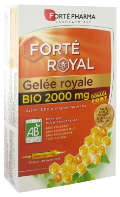 Forté Pharma Gelée Royale Bio 2000 mg 20 Ampoules