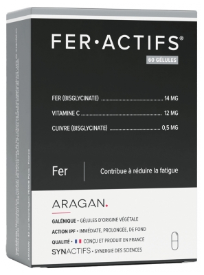 Aragan Synactifs FerActifs 60 Gélules