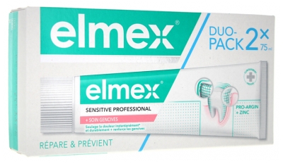 Elmex Sensitive Profesional + Cuidado Encías 2 x 75 ml