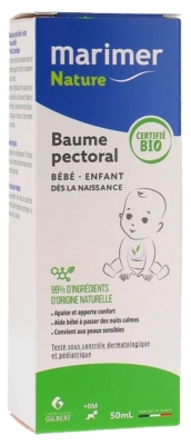 Marimer Bálsamo Pectoral Bio Bebé y Niño 50 ml