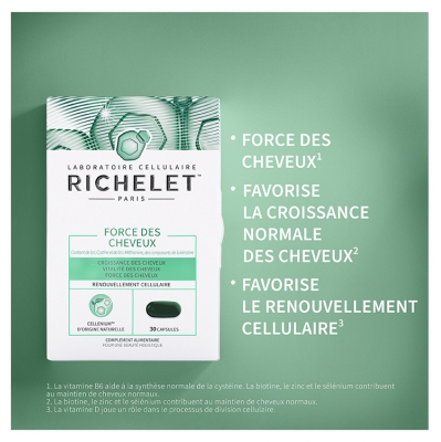 Richelet Force des Cheveux 30 Capsules