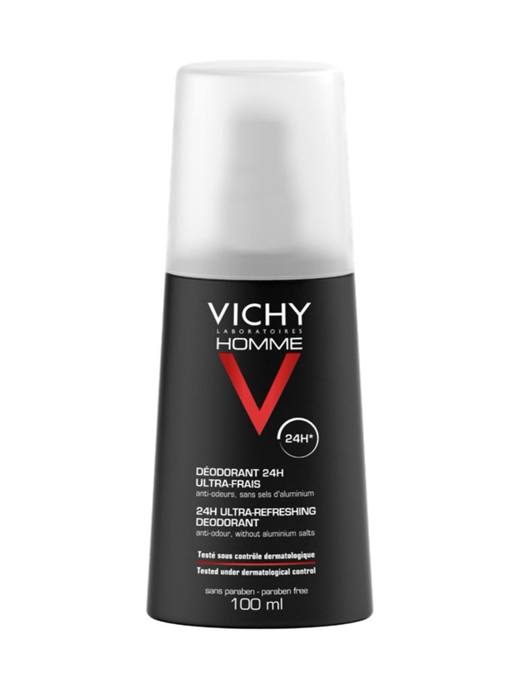 Vichy Homme Déodorant Ultra-Frais Vaporisateur 100 ml - Prix bas ici