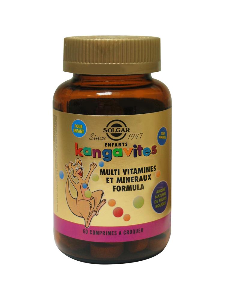 Solgar Kangavites Bouncin' Berry Complete Multivitamin & Mineral 60 ...