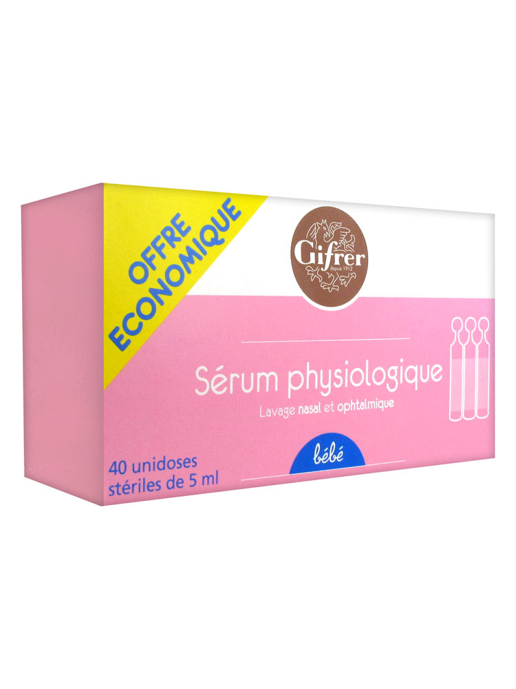 Gifrer Physiologica Sérum Physiologique 40 x 5 ml
