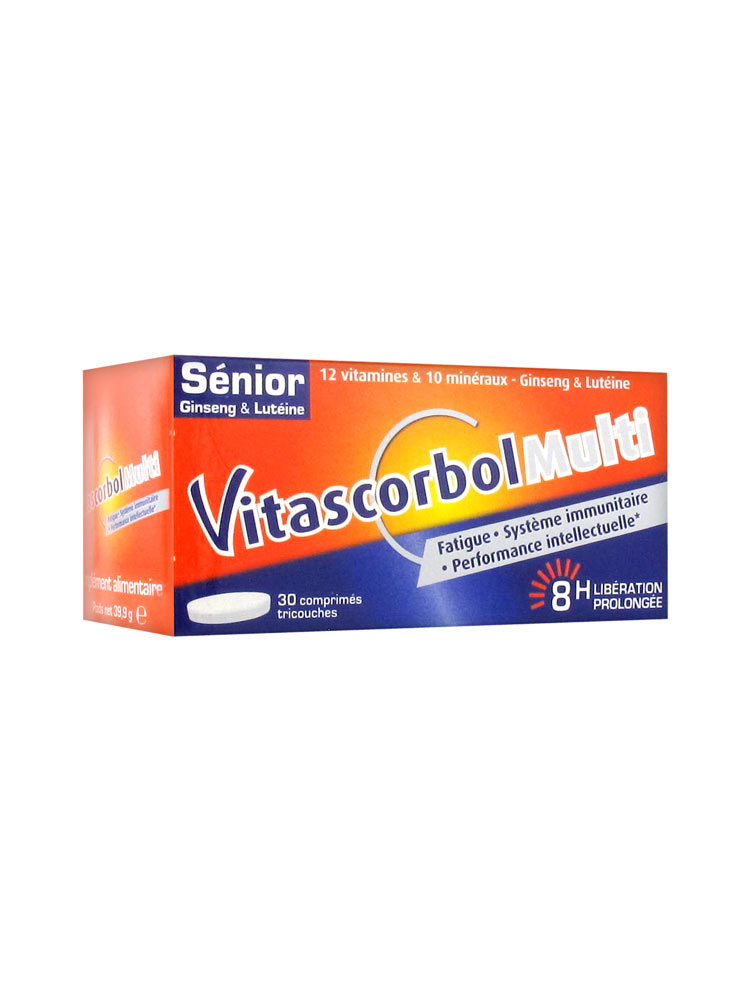 Vitascorbol Multi Sénior 30 Comprimés