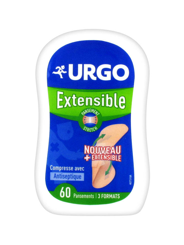 Urgo Extensible 60 Pansements 3 Formats