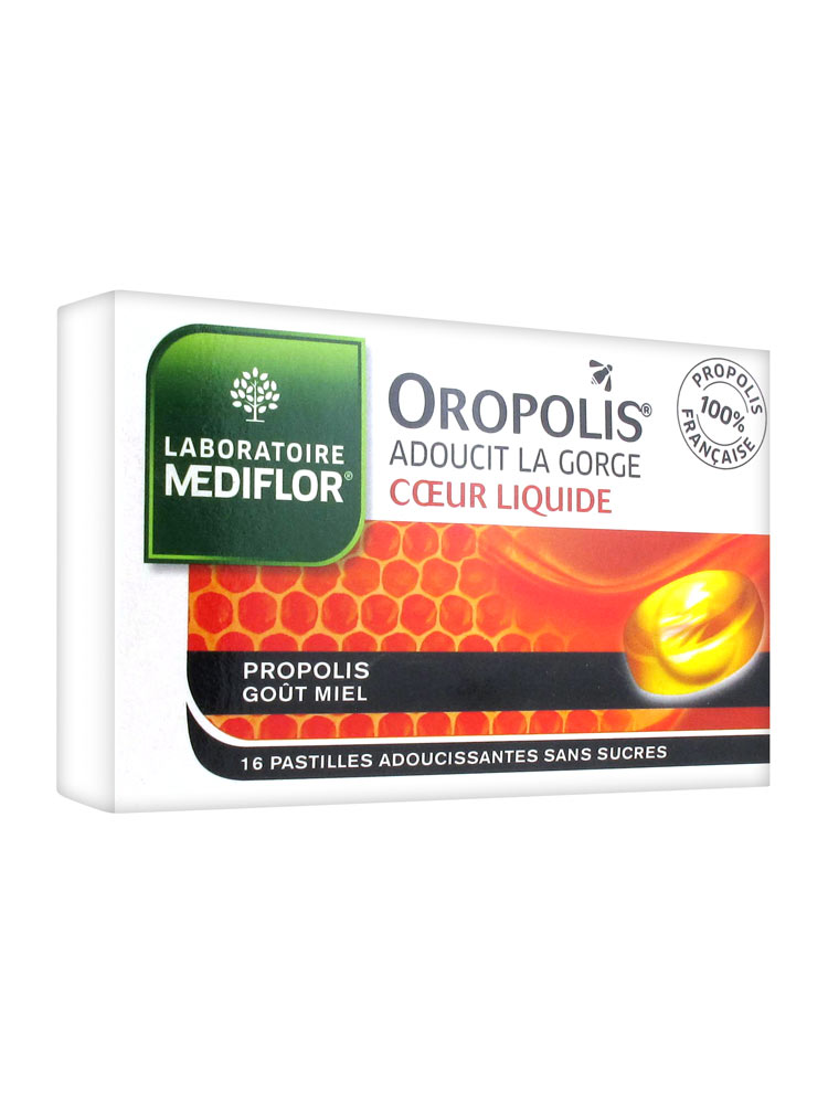 Médiflor Oropolis Coeur Liquide Pastilles Adoucissantes 16 Pastilles