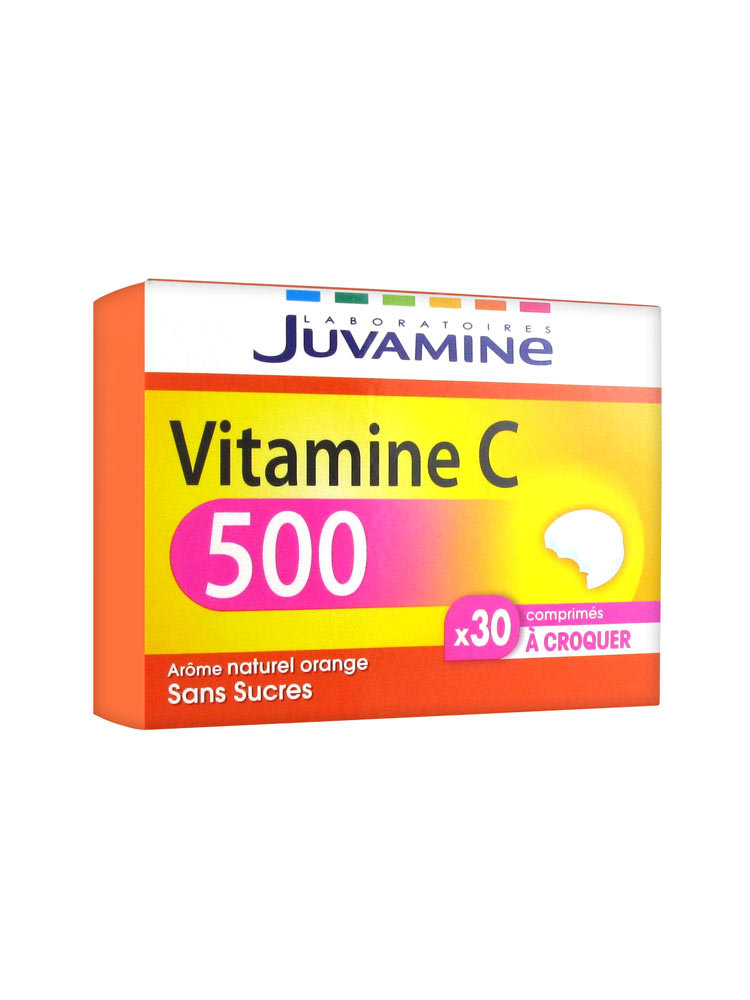 Juvamine Vitamine C 500 30 Tablets to Crunch | Buy at Low Price Here