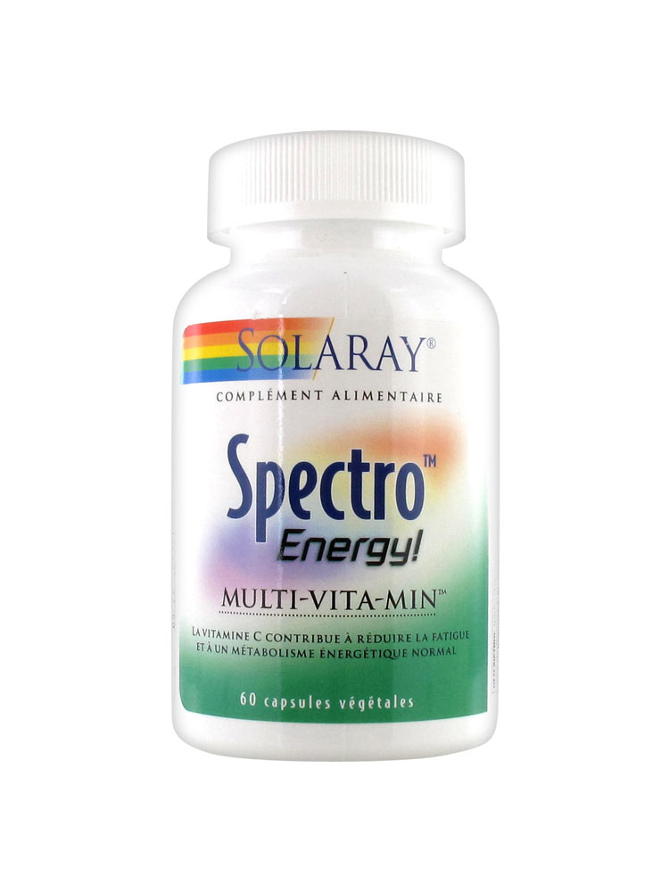Solaray Spectro Energy Multi-Vita-Min 60 Capsules Végétales