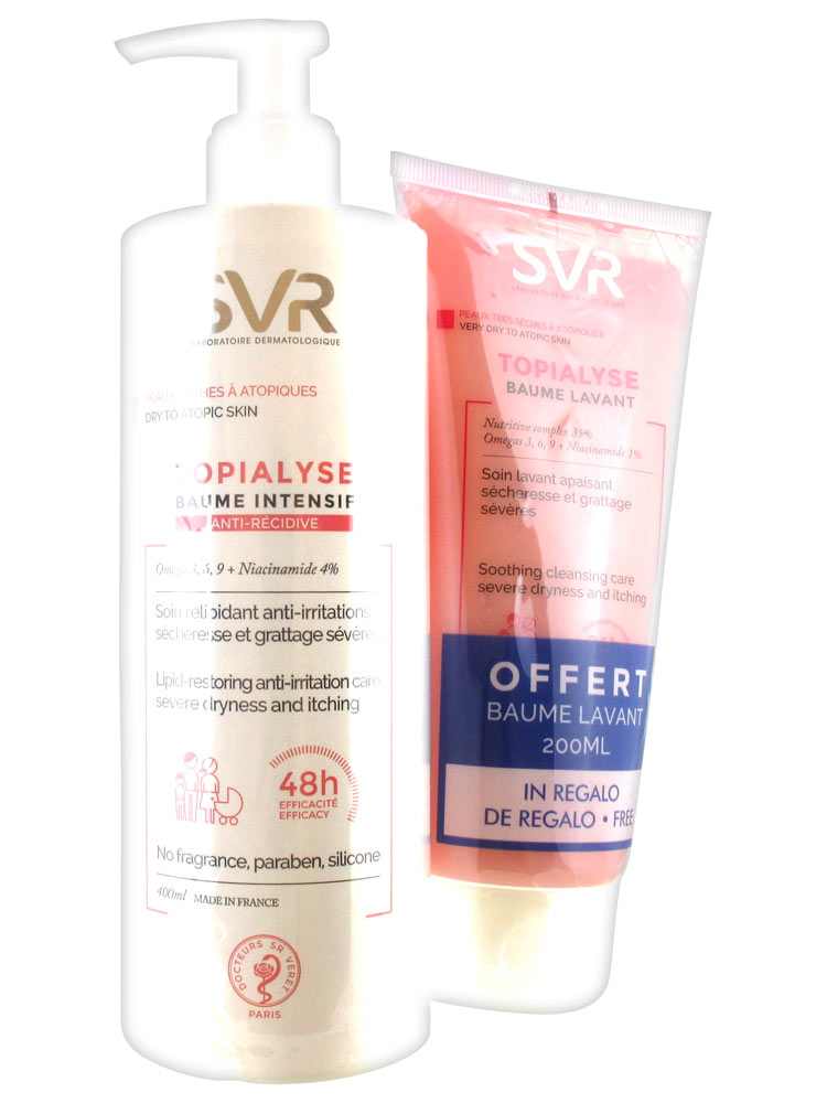 SVR Topialyse Intensive Balm 400ml + Free Cleansing Balm 200ml
