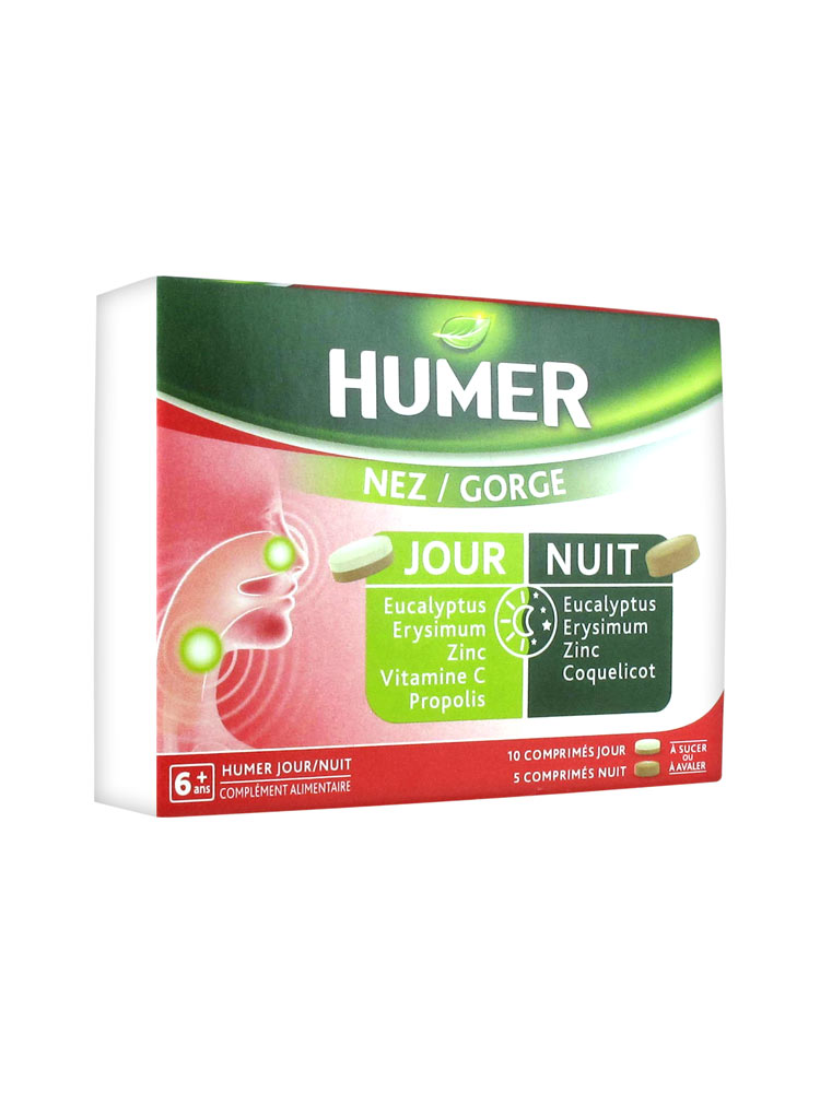 Humer Nose/Throat 10 Day Tablets + 5 Night Tablets