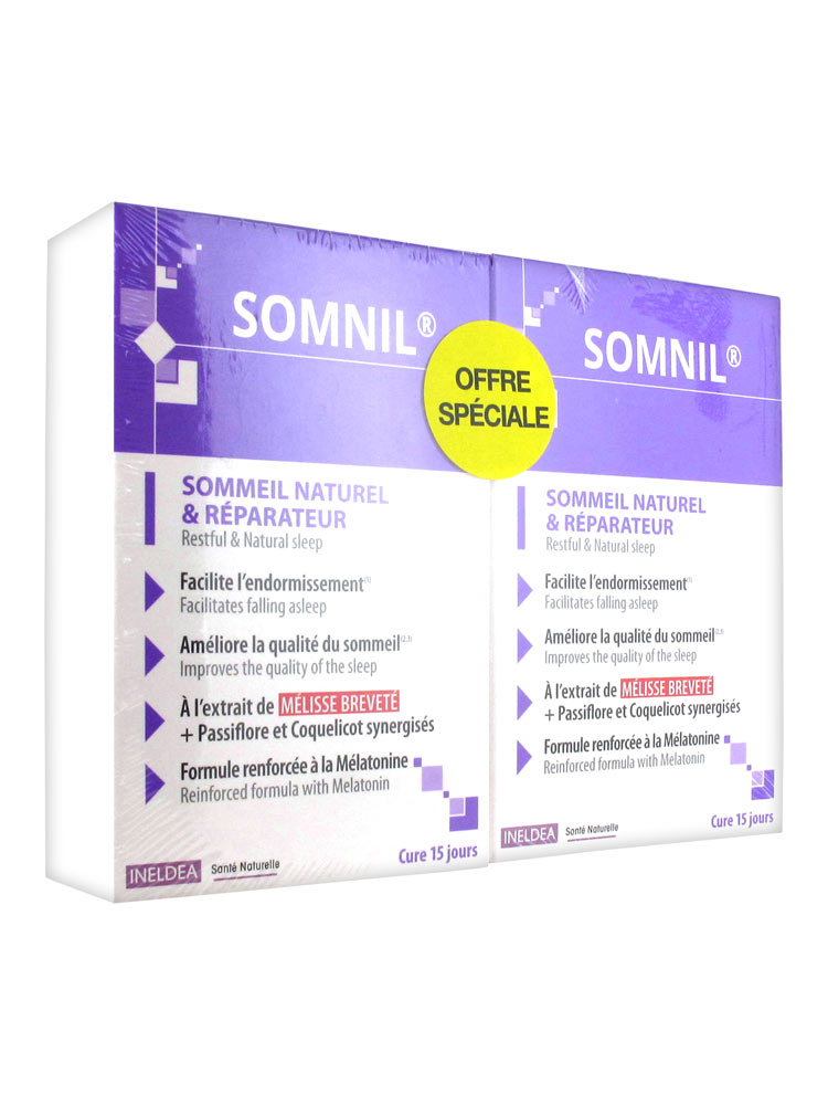 Ineldea Somnil Restful and Natural Sleep 2 x 45 Vegetable Capsules