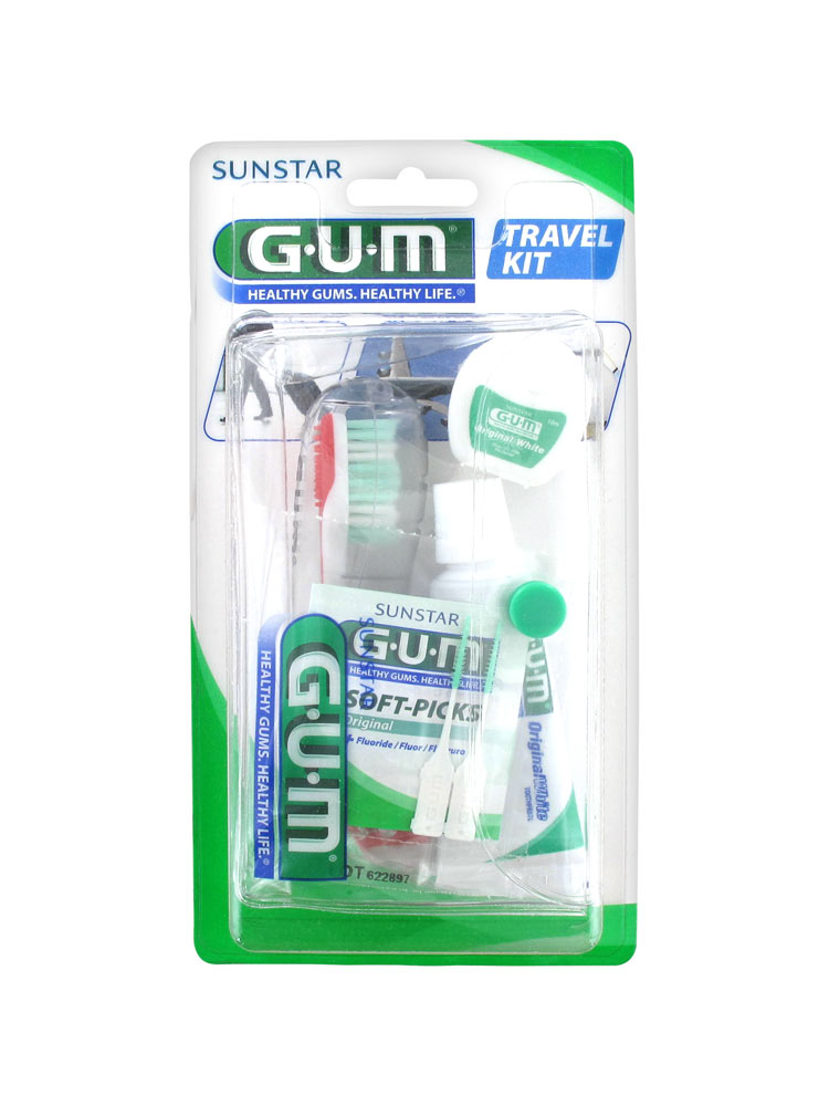 GUM Travel Kit - Couleur : Rouge