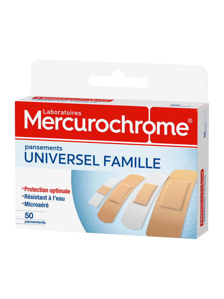 Mercurochrome Universal Family 50 Strips