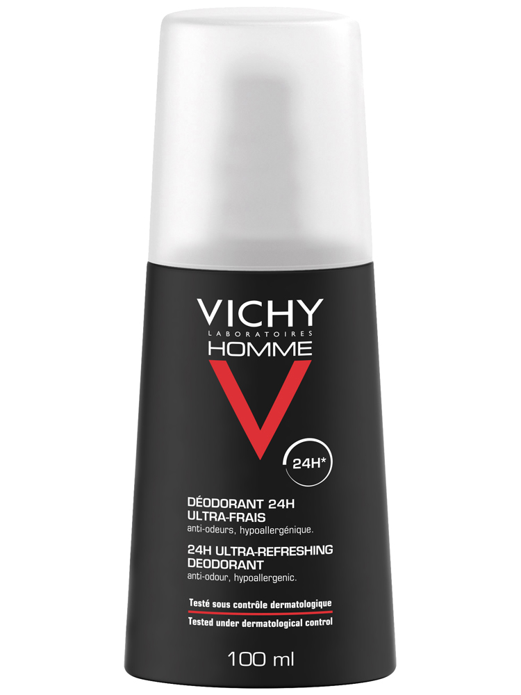 Vichy Homme Déodorant Ultra-Frais Vaporisateur 100 ml