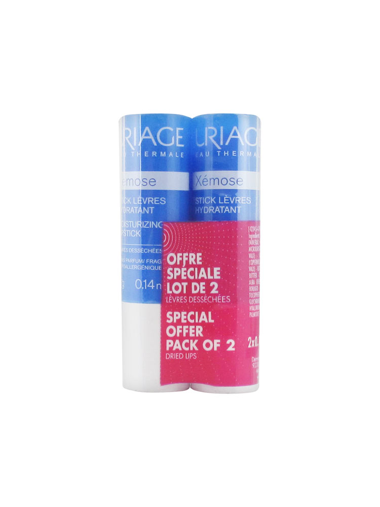Uriage Xémose Moisturizing Lips Care 2 x 4g