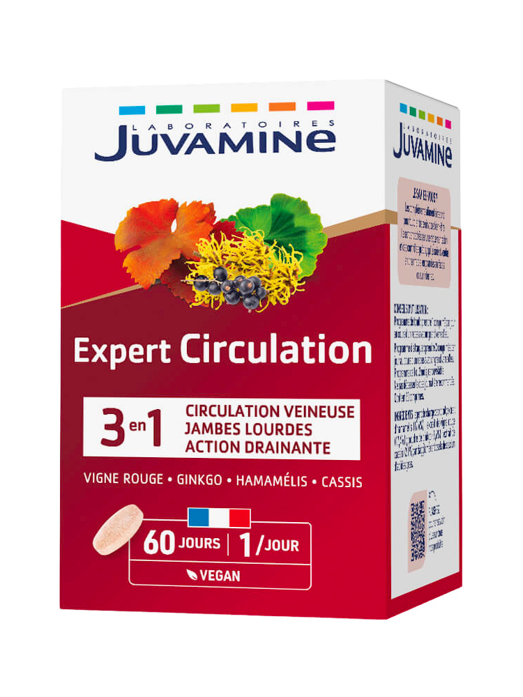 Juvamine Expert'Nature Circulation 60 Comprimés