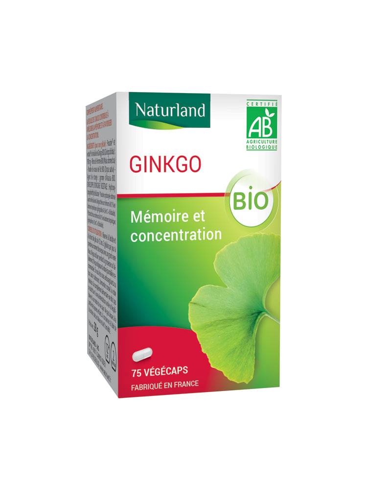 Naturland Ginkgo Bio 75 Vegecaps