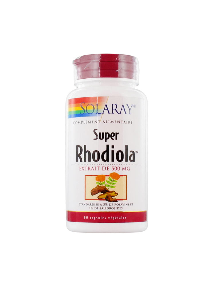Solaray Super Rhodiola 60 Capsules Végétales