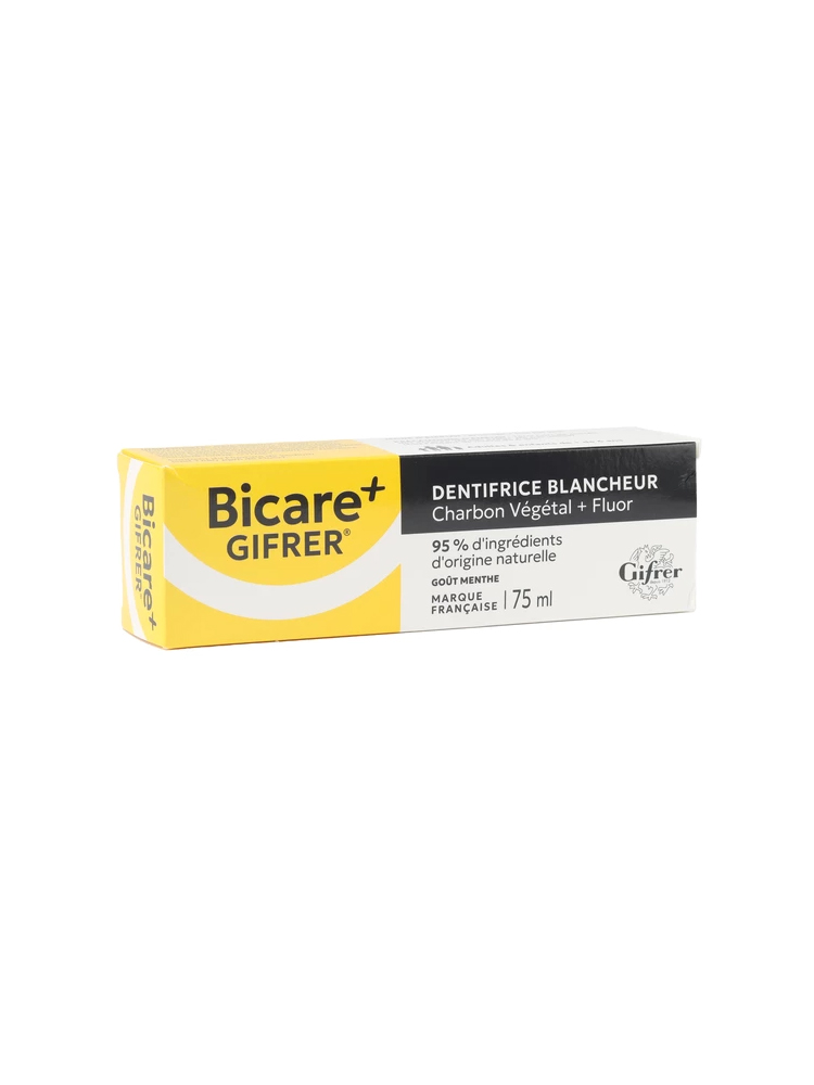 Gifrer Bicare Gifrer Plus Dentifrice Blanchissant au Charbon Végétal 75 ml