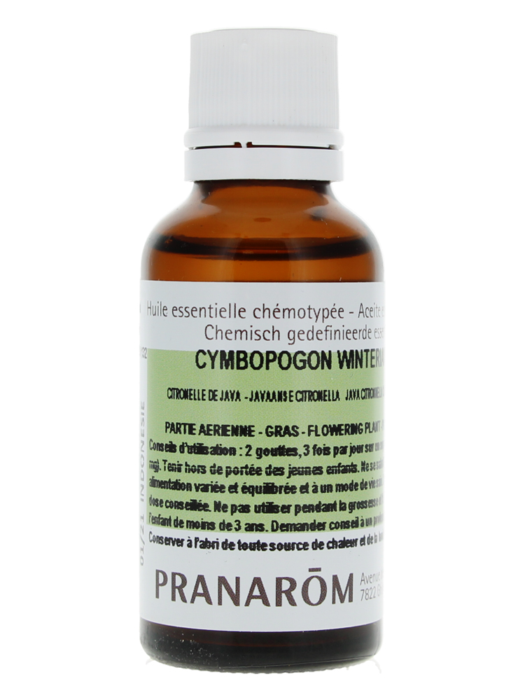Pranarôm Essential Oil Java Lemongrass (Cymbopogon winterianus) 30 ml Pranarôm Essential Oil Java Lemongrass (Cymbopogon winterianus) 30 ml