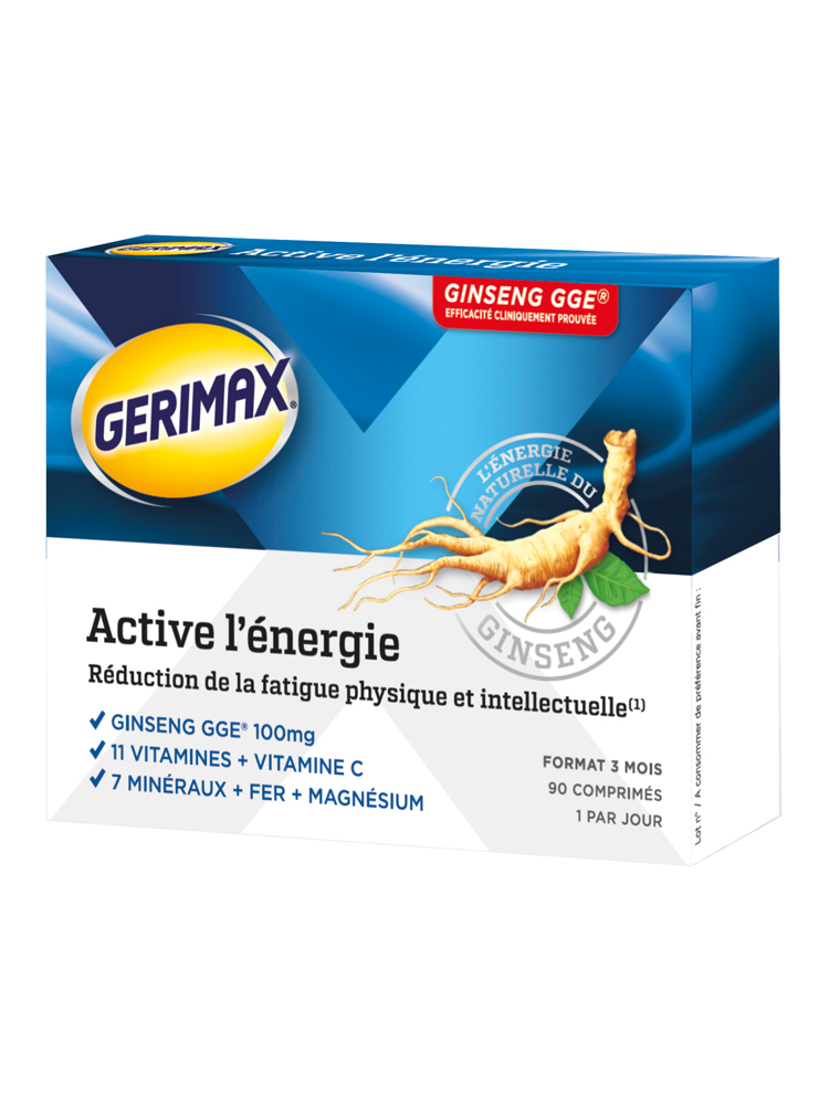 Gerimax Active l'Énergie 90 Comprimés