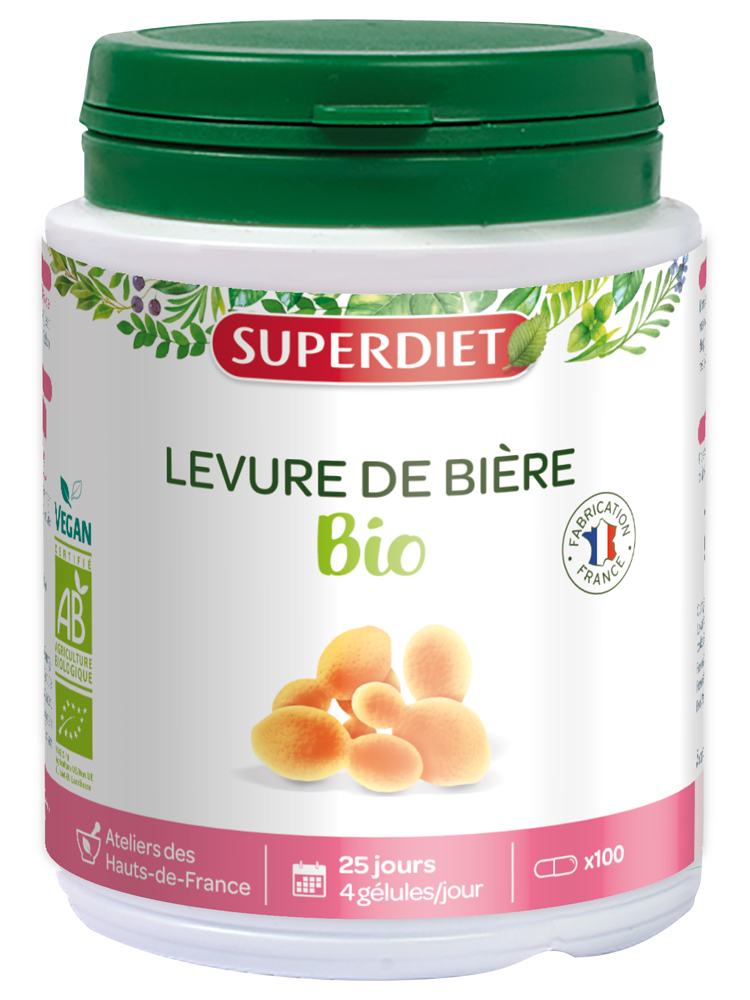 Super Diet Levure de Bière Bio 100 Gélules