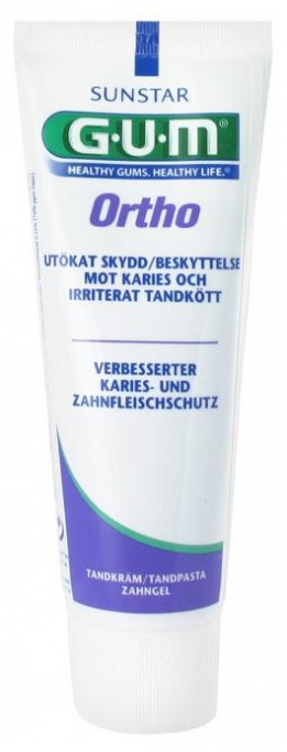 GUM Ortho Toothpaste Gel 75ml