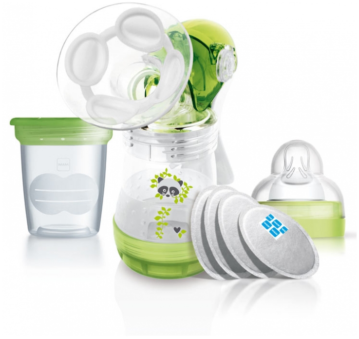MAM Manual Breast Pump and Breastfeeding Kit