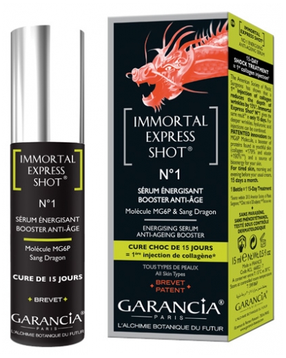 Garancia Immortal Express Shot N°1 Sérum Énergisant Booster Anti-Âge 15 ml