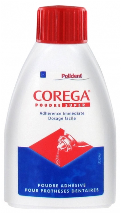 Polident Corega Poudre Super Adhesive Powder for Denture 50g