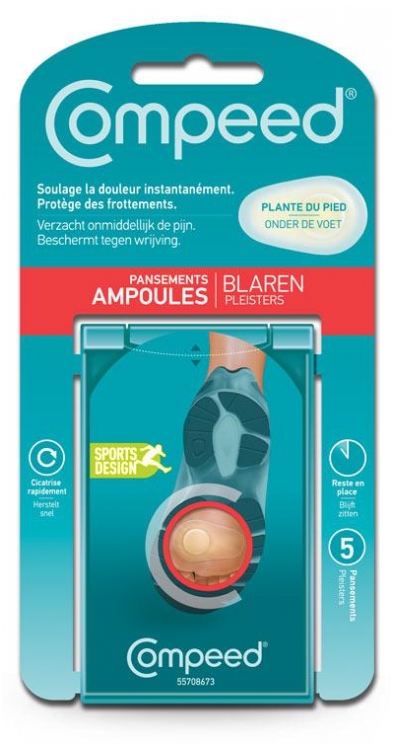 Compeed 5 Blasenpflaster unter den Füßen