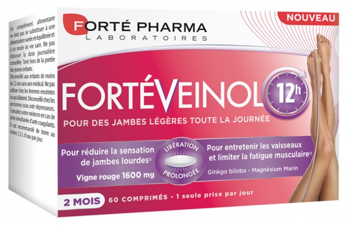 Forté Pharma FortéVeinol 12 Horas 60 Comprimidos