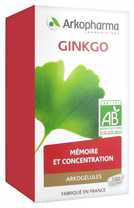 Arkopharma Arkogélules Ginkgo Bio 150 Gélules