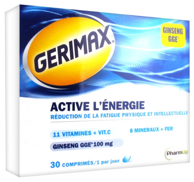 Gerimax Active l'Énergie 30 Comprimés