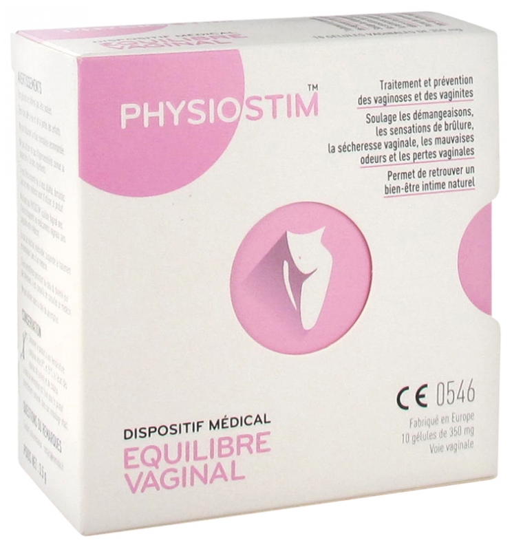 Laboratoire Immubio Physiostim Equilibrio Vaginal 10 Cápsulas