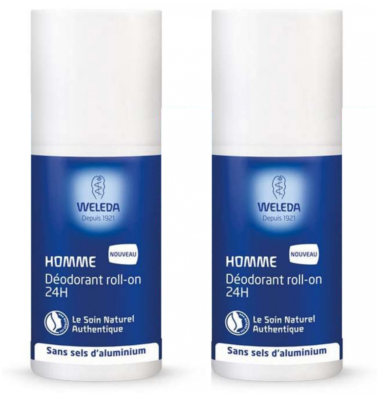 Weleda Men Deodorant Roll-on 24H 2 x 50ml