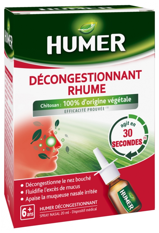 Humer Decongestant Cold Nasal Spray 20ml