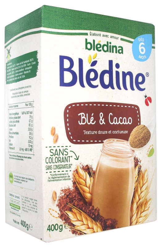 Blédina Blédine Blé & Cacao dès 6 Mois 400 g