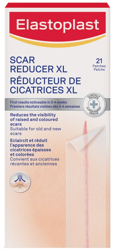 Elastoplast Scar Reducer XL 21 Transparent Dressings