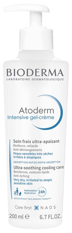 Bioderma Atoderm Ultra-Soothing Cooling Care Intensive Gel-Cream 200 ml