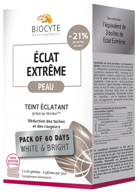 Biocyte Éclat Extrême 3 x 40 Gélules