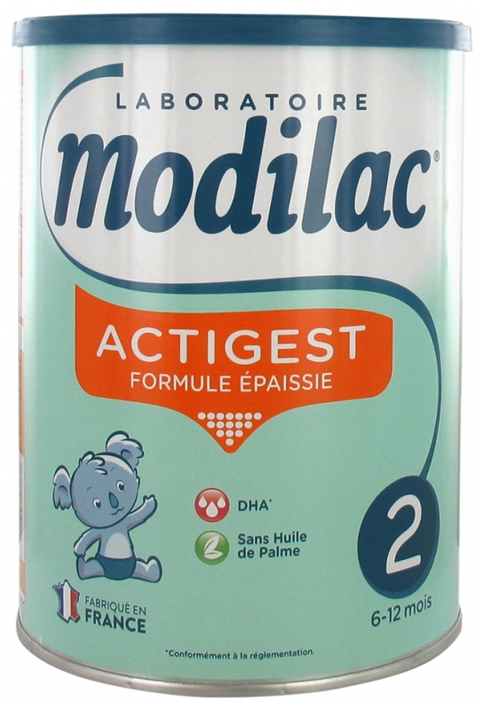 Modilac Actigest 2e Âge de 6 à 12 mois 800 g