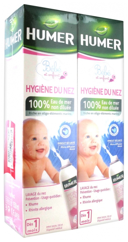 Humer Nasal Hygiene Infant Child 2 x 150ml