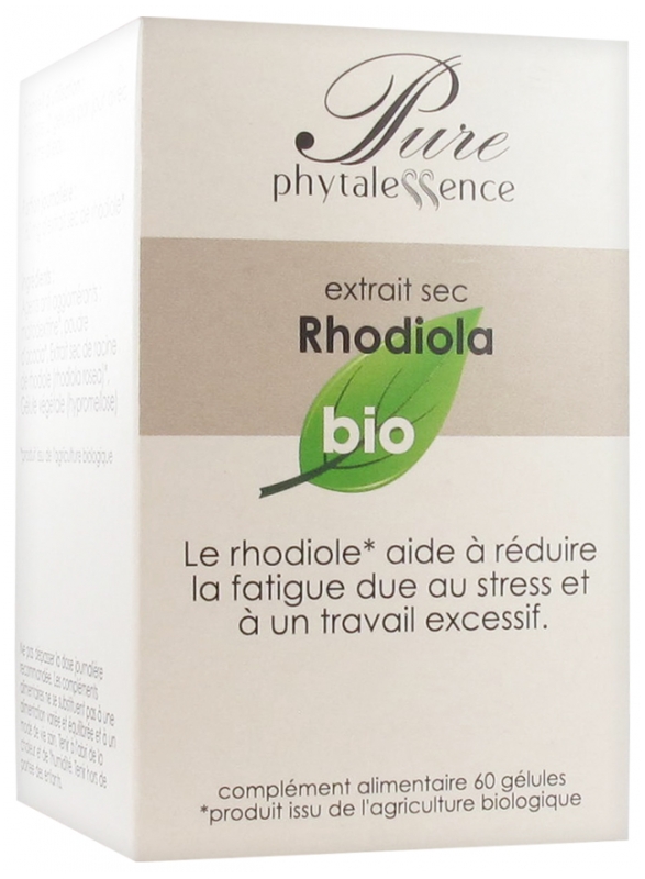 Phytalessence Pure Rhodiola Bio 60 Gélules