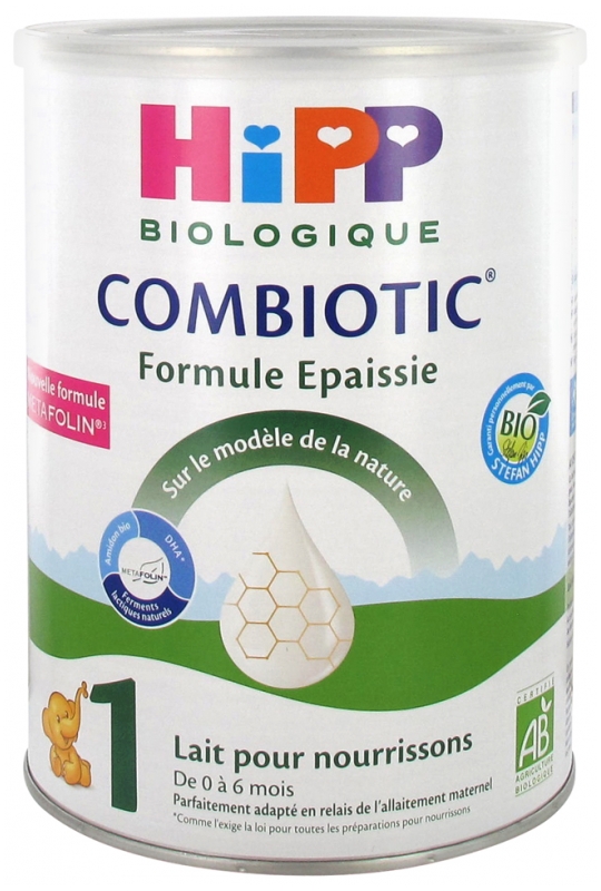 HiPP Combiotico 1 Leche Infantil Formula Espesa de 0 a 6 Meses Bio 800 g