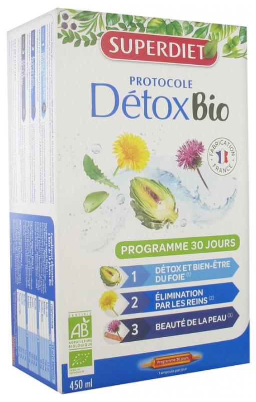 Super Diet Protocolo Detox Bio 30 Ampollas