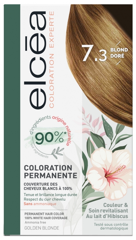 Elcéa Permanent Expert Hair Color - Hair Colour: 7.3 Golden Blond
