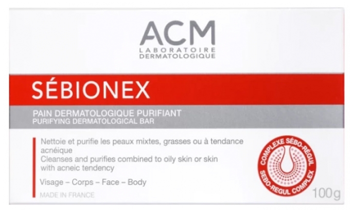 Laboratoire ACM Sébionex Purifying Dermatological Bar 100g